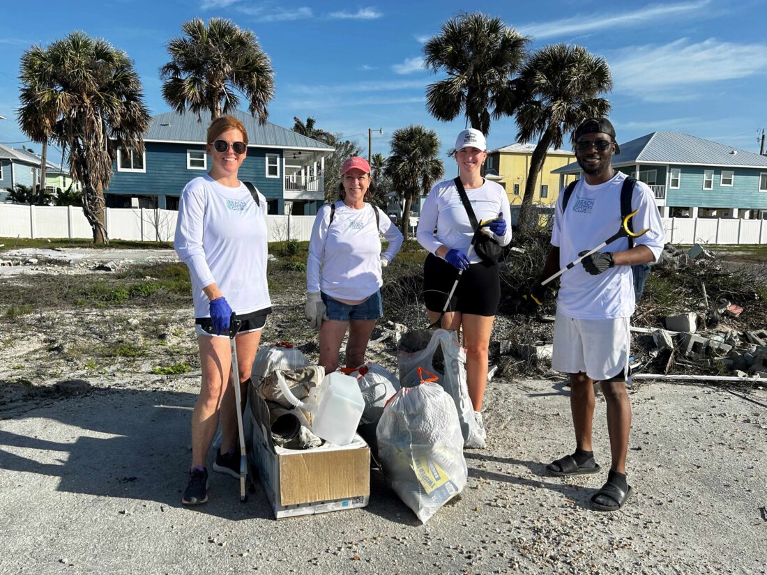 Doc Ford’s and Dixie Fish Company employees take part in beach cleanup ...